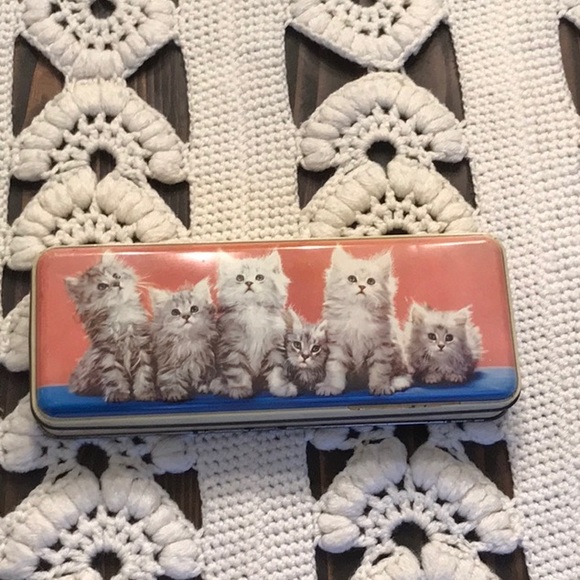 Vintage | Accents | Vintage Kitty Tin Thornes Toffee Tin England | Poshmark
